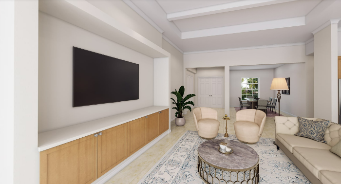 Sterling III Great Room - Wall Option 1